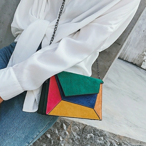 Bags | Colorblock Crossbody Bag | Poshmark